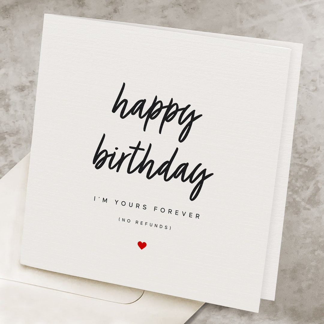Love Birthday Card for Romantic Partner, for Husband, Birthday Card for ...