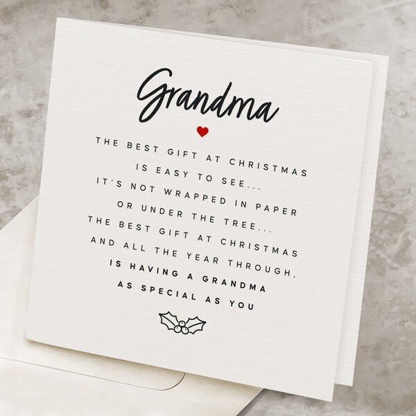 Grandmother Card - Etsy