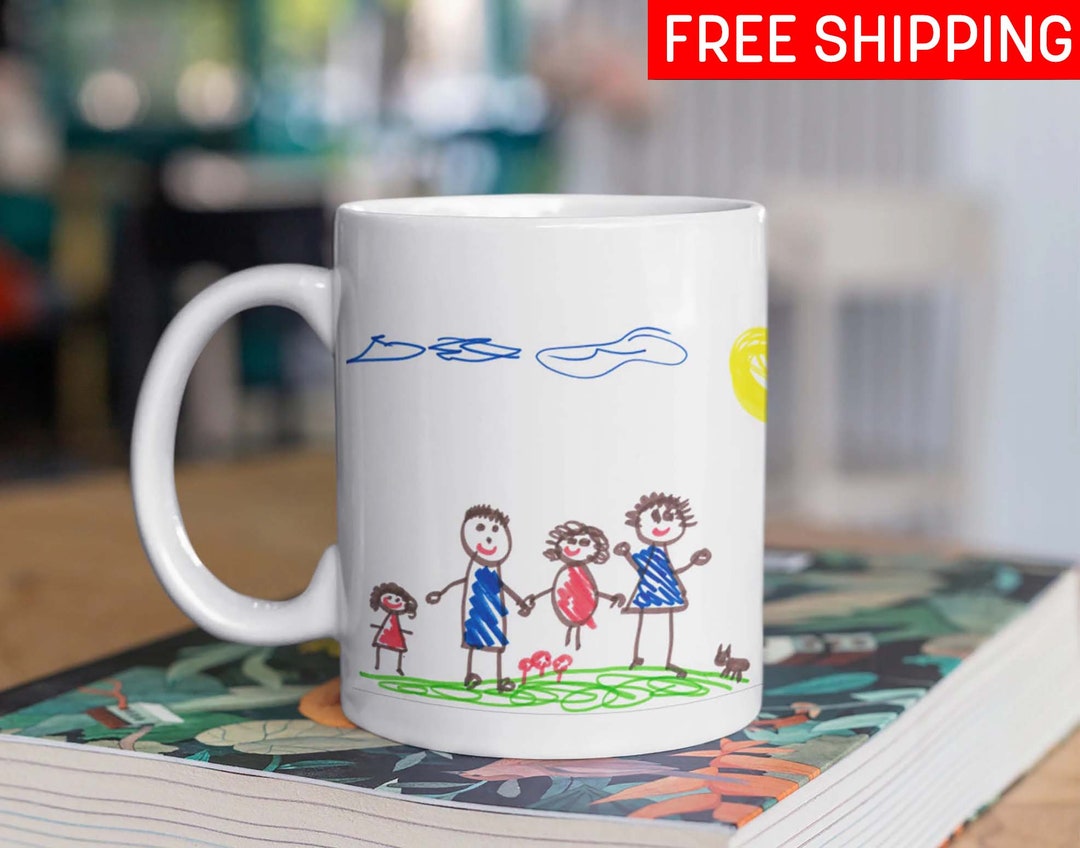 Personalized Kids Drawing Mug, Kid Mug, Personalized Gifts for Kids ...