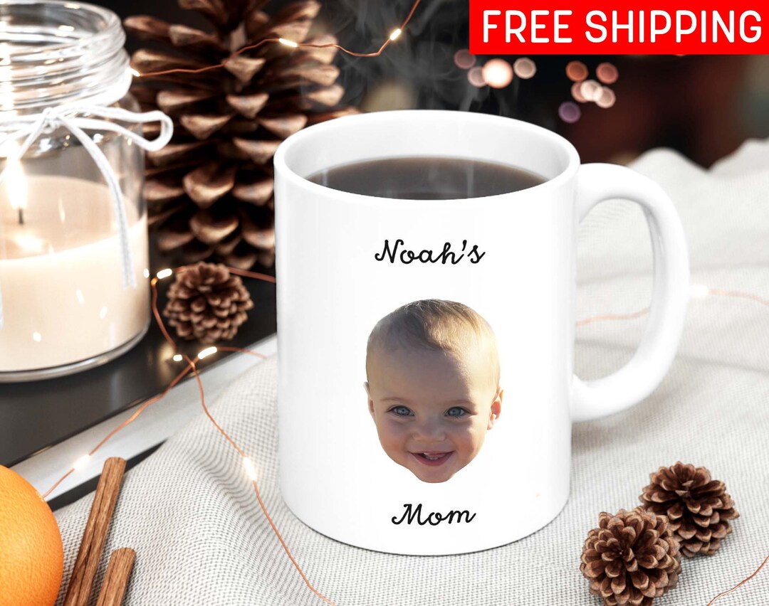 Custom Baby Face Mug, Baby Face Gift, Custom Baby Mug, Personalized Mug ...