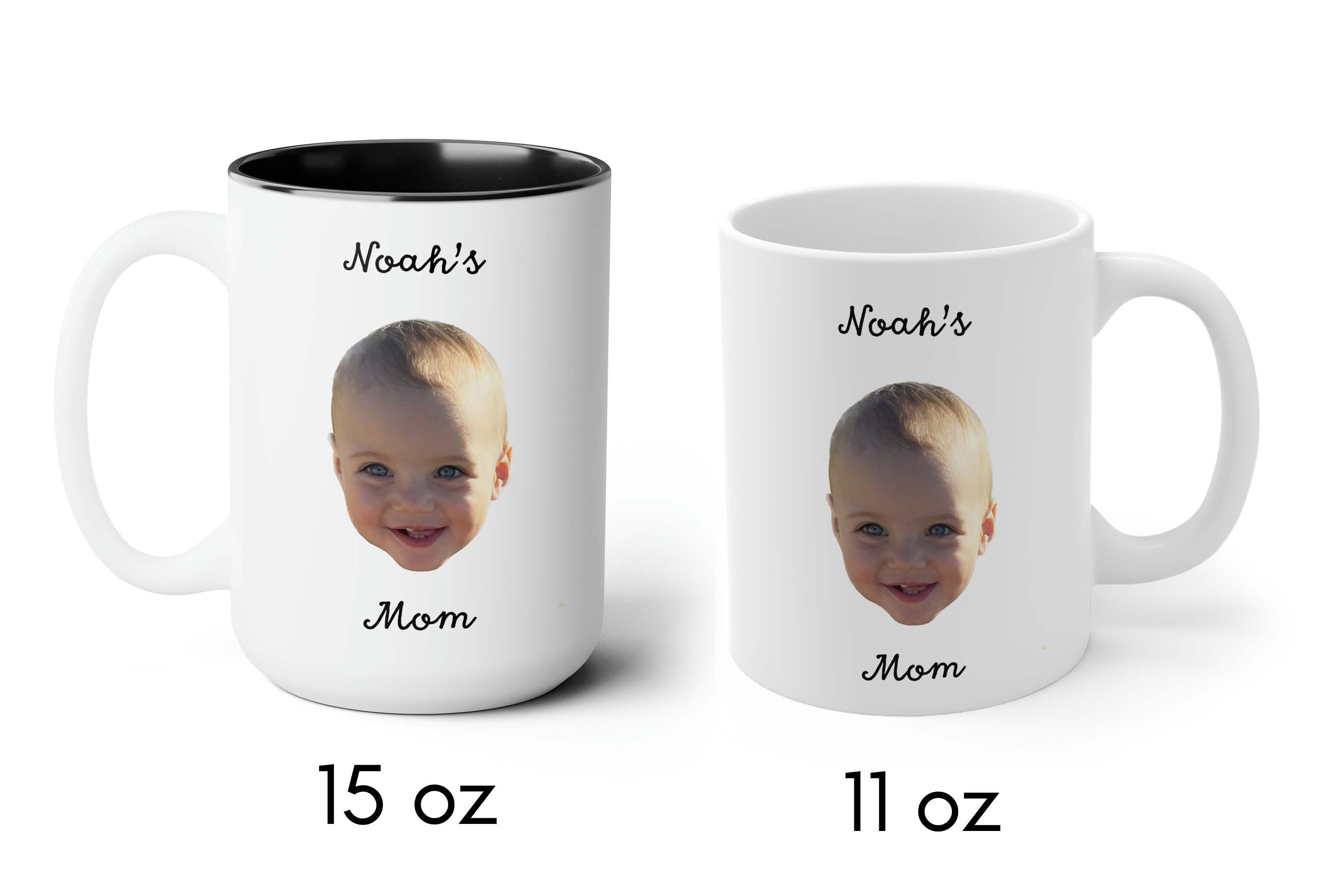 Custom Baby Face Mug, Baby Face Gift, Custom Baby Mug, Personalized Mug ...