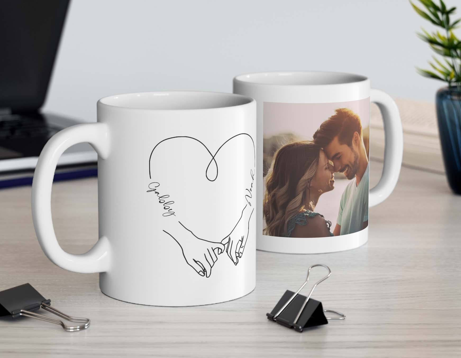Personalized Valentines Day Mug Custom Name Coffee Mug, Valentines Day ...