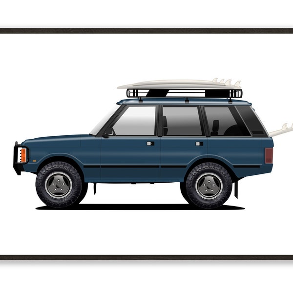 Range Rover Art - Etsy