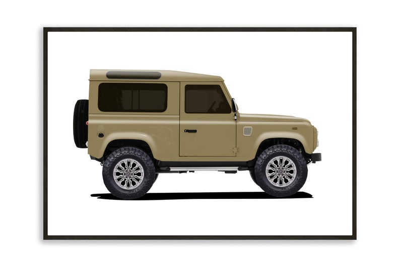 Land Rover Defender Print - Etsy