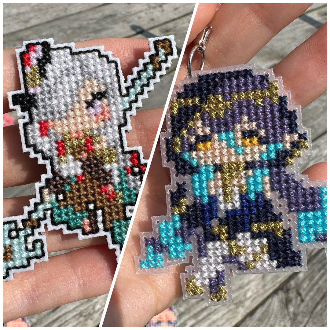 Geshin Impact Cyro Character Charms/pins - Etsy