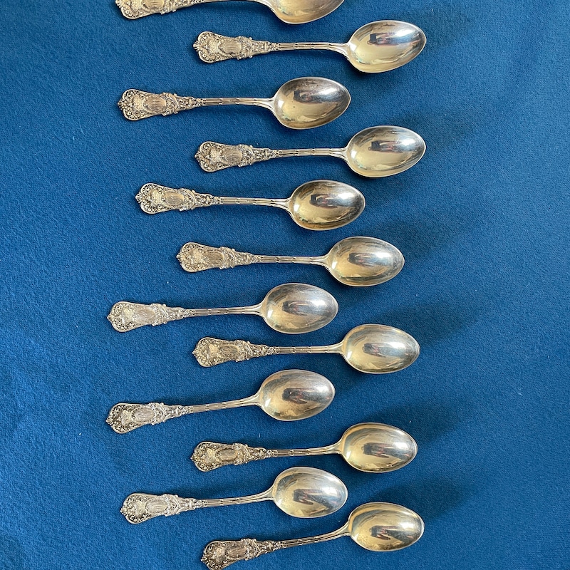 Antique Sterling Silver Spoon - Etsy