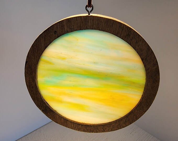JUPITER Suncatcher Stained Glass Planet Space Window Panel Christmas ...