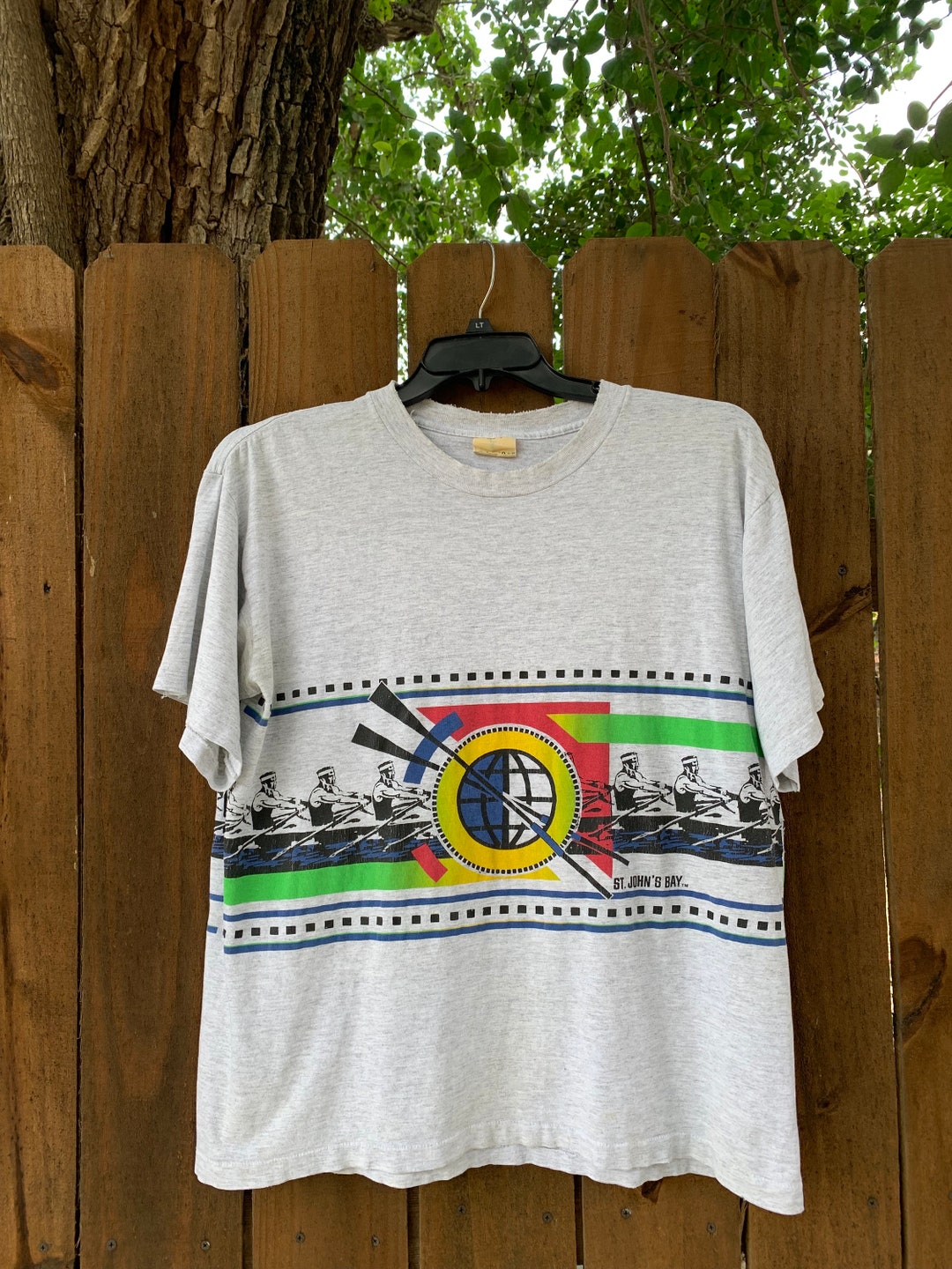 90’s Vintage St. John’s Bay Rowing Team Men’s Single Stitch T-shirt ...