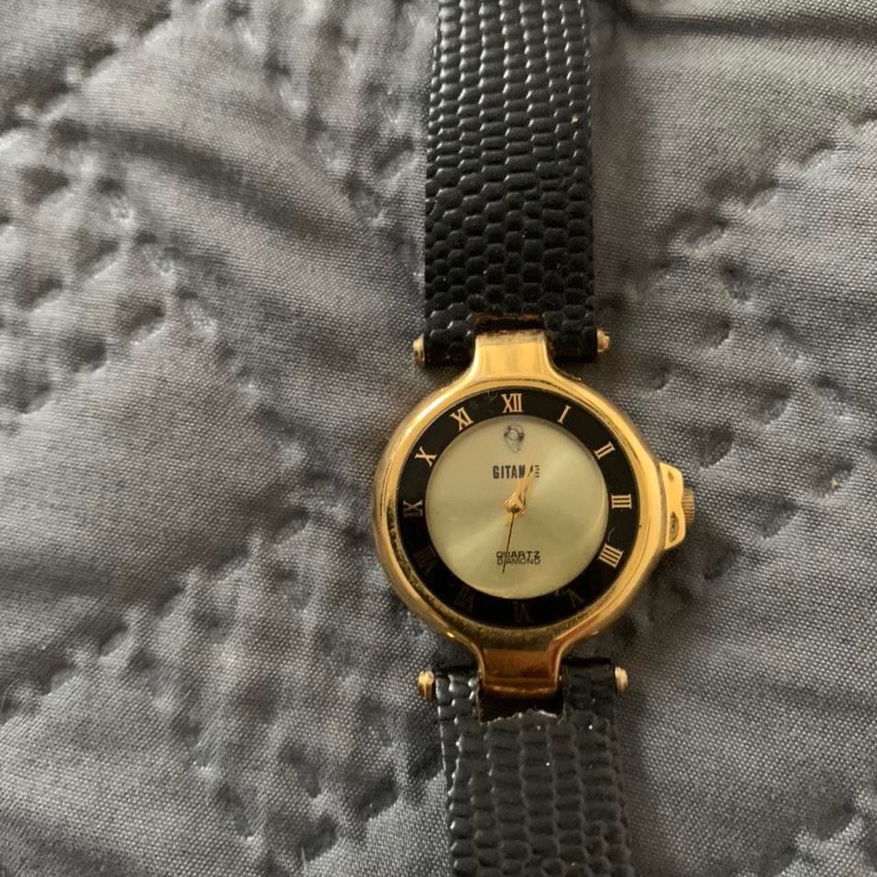 Vintage 80-90s Gitano Leather Band Ladies Watch. - Etsy