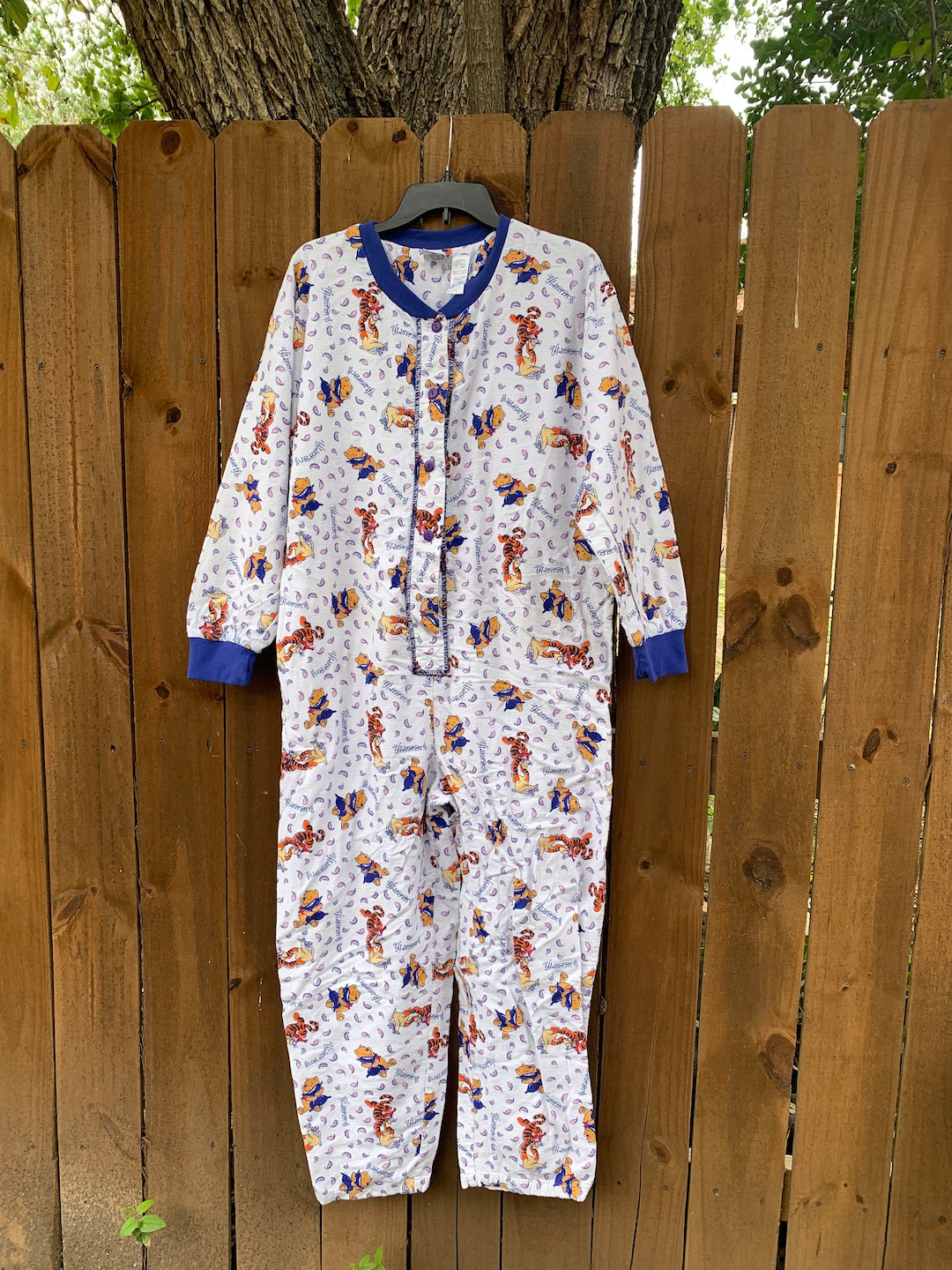 90s Vintage Winnie the Pooh Adult Flannel Pajamas Size Large, Vintage ...