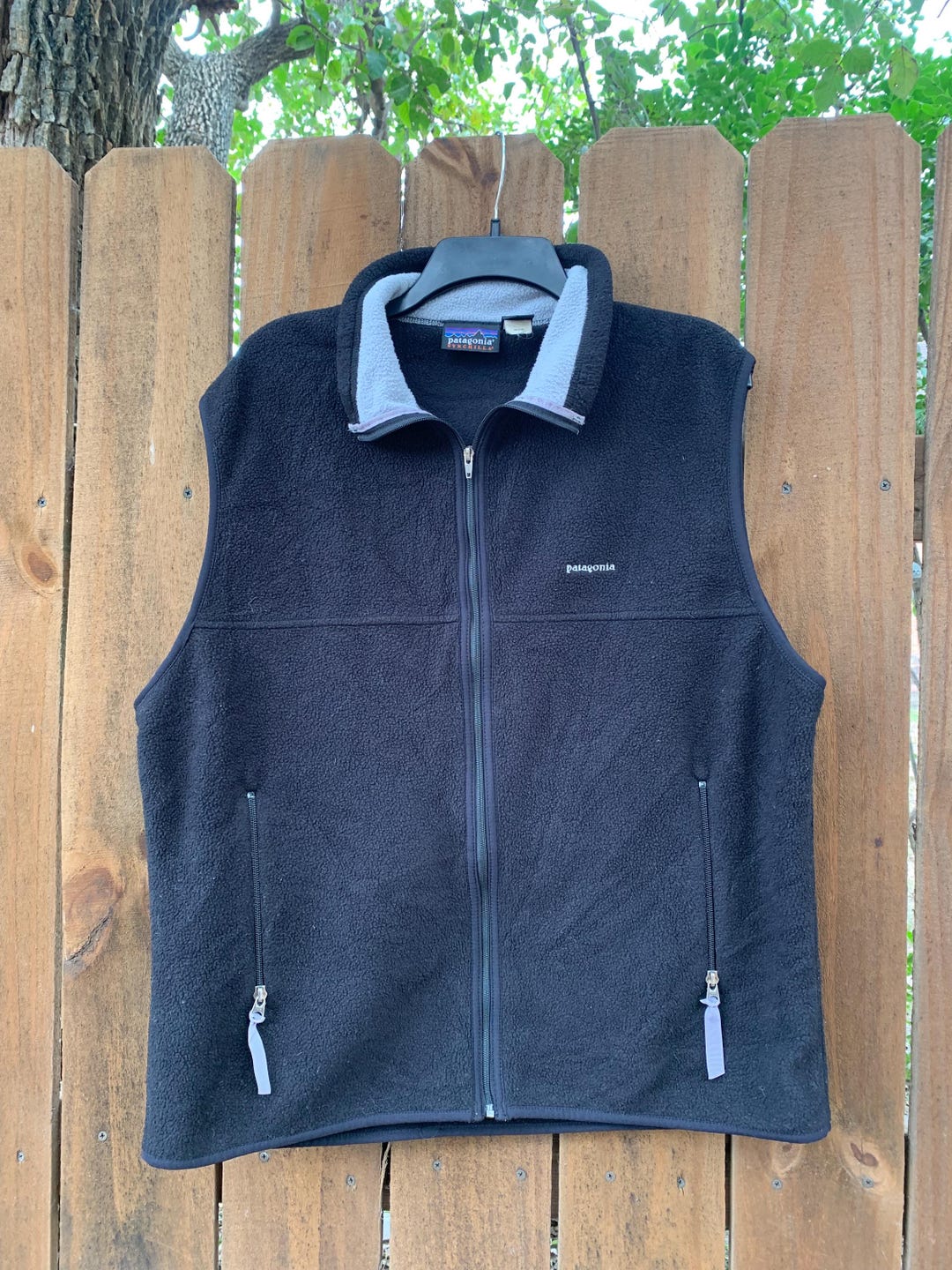 90s Vintage Patagonia Embroidered Logo Men’s Fleece Vest Size XL, Vtg ...