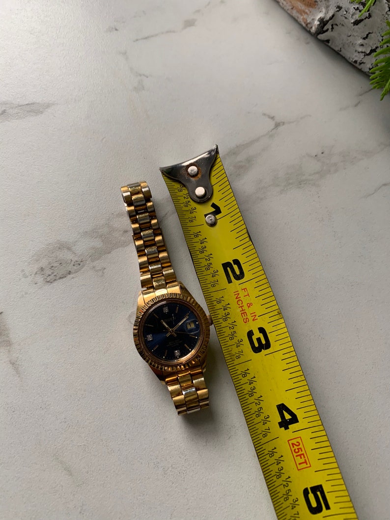 Vintage 90’s GRUEN Gold Tone Ladies Watch, Vintage Ladies Wristband ...