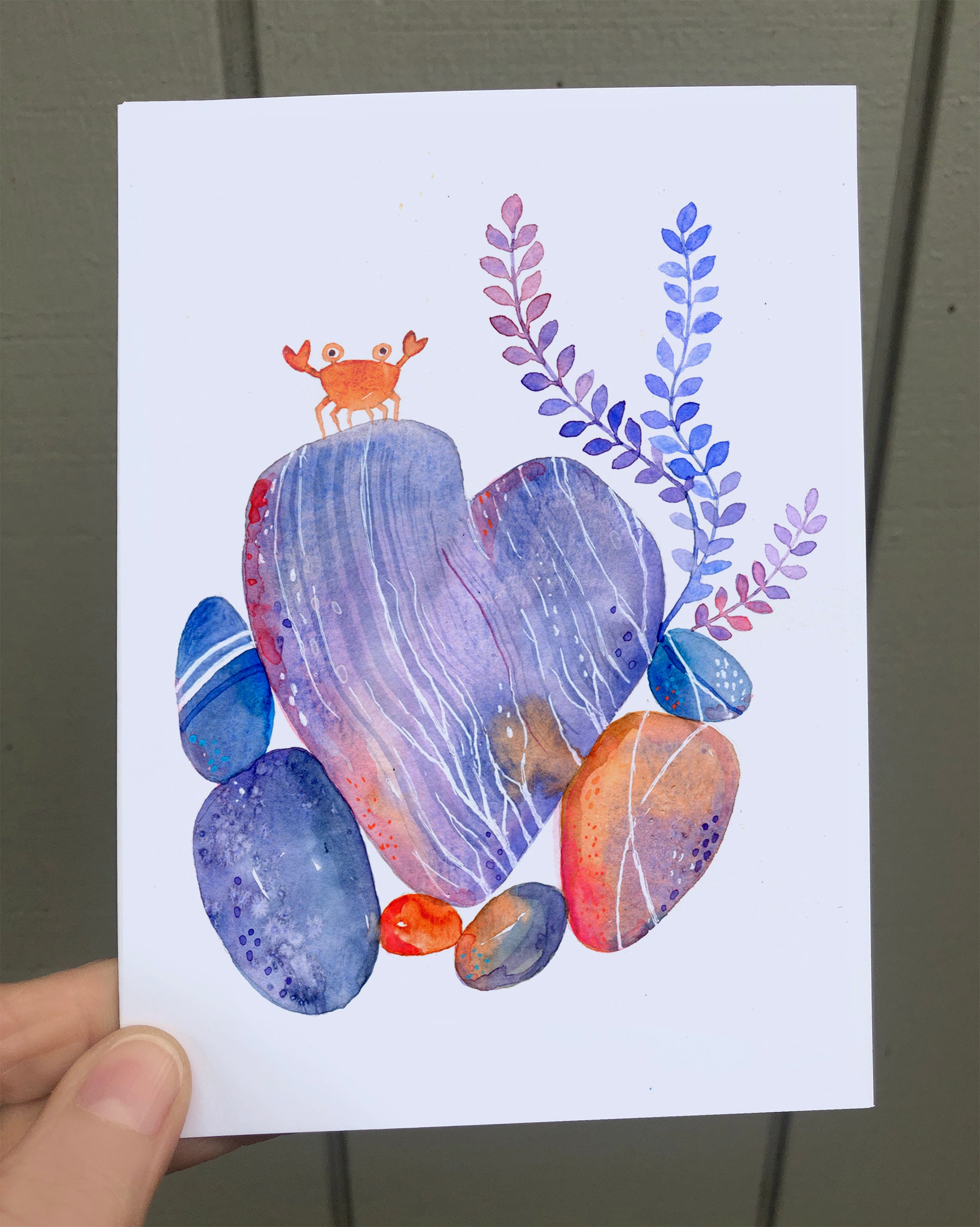 Set of 6 Art Note Cards - Rock Cairn III Collection - Etsy