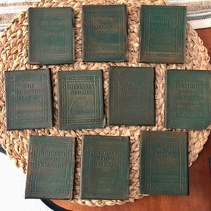 Antique Little Leather Library Books | Classic Novels | Shakespeare ...