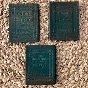 Antique Little Leather Library Books | Classic Novels | Shakespeare ...