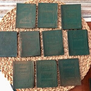 Antique Little Leather Library Books | Classic Novels | Shakespeare ...