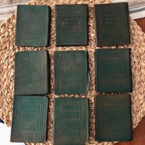Antique Little Leather Library Books | Classic Novels | Shakespeare ...