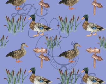 Duck Seamless Pattern - Etsy