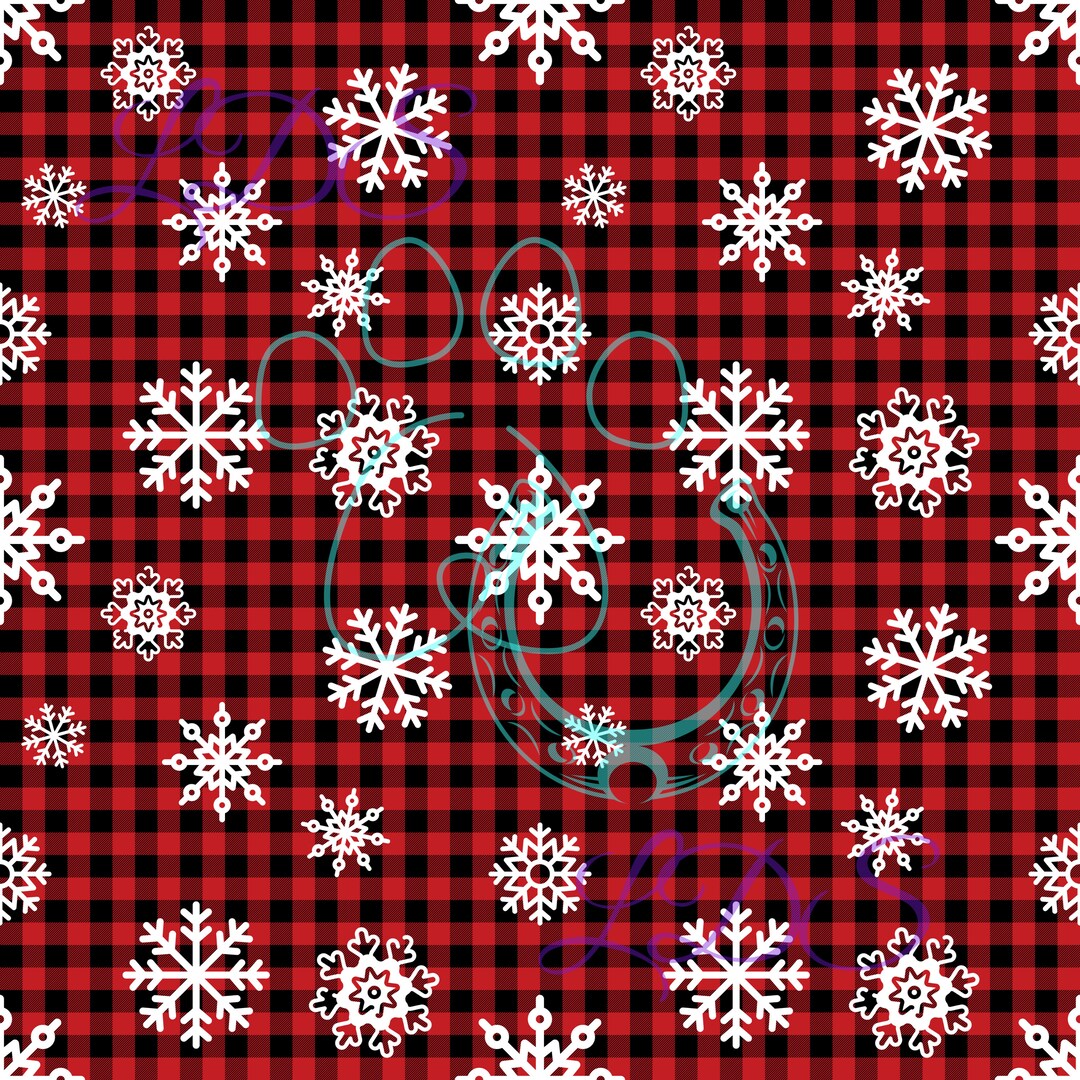 Seamless Pattern, Christmas Seamless, Snowflakes Seamless, Christmas ...