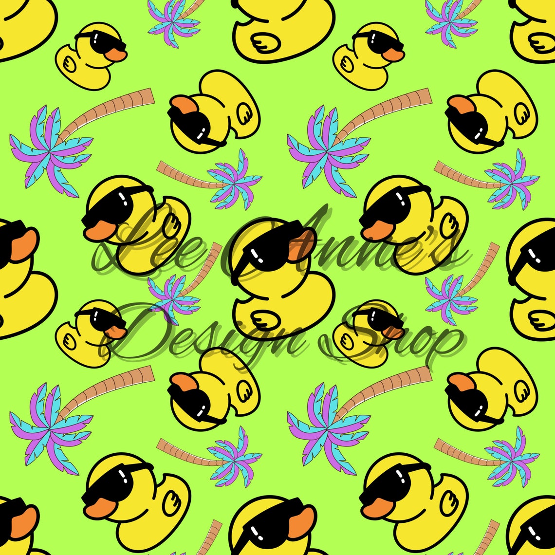 Seamless Pattern, Rubber Duck Seamless, Swim Seamless, Duck Pool, Duck ...