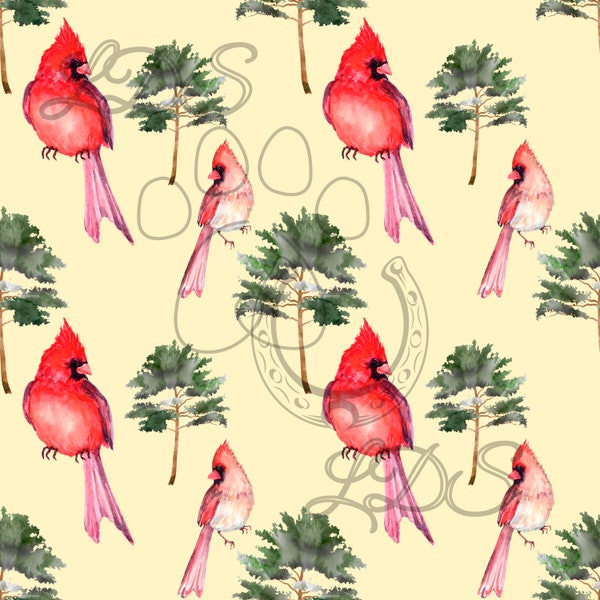 Cardinal Pattern - Etsy