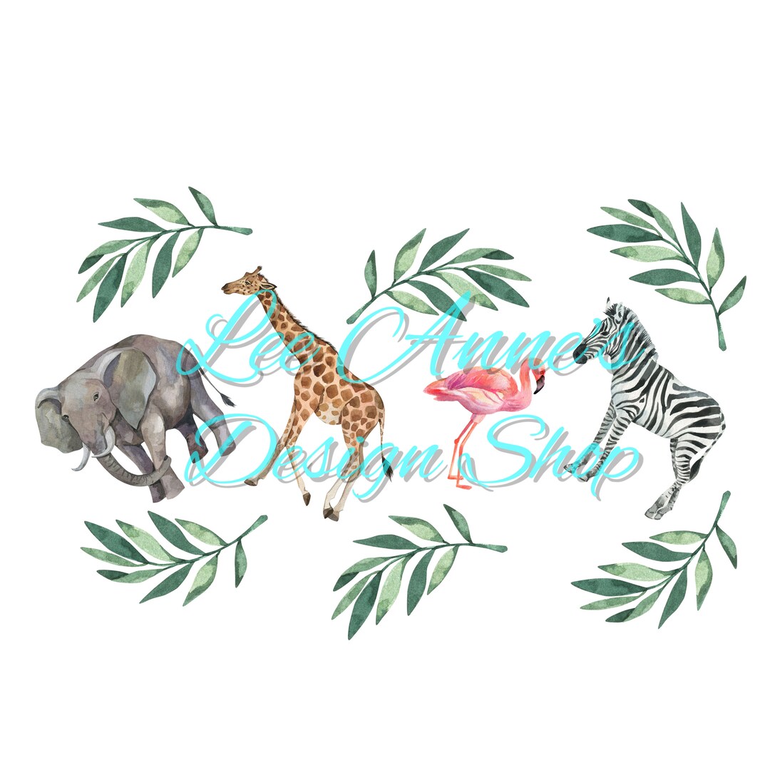 Safari Sublimation, Safari Animal Png, Zoo Png, Animal Sublimation ...