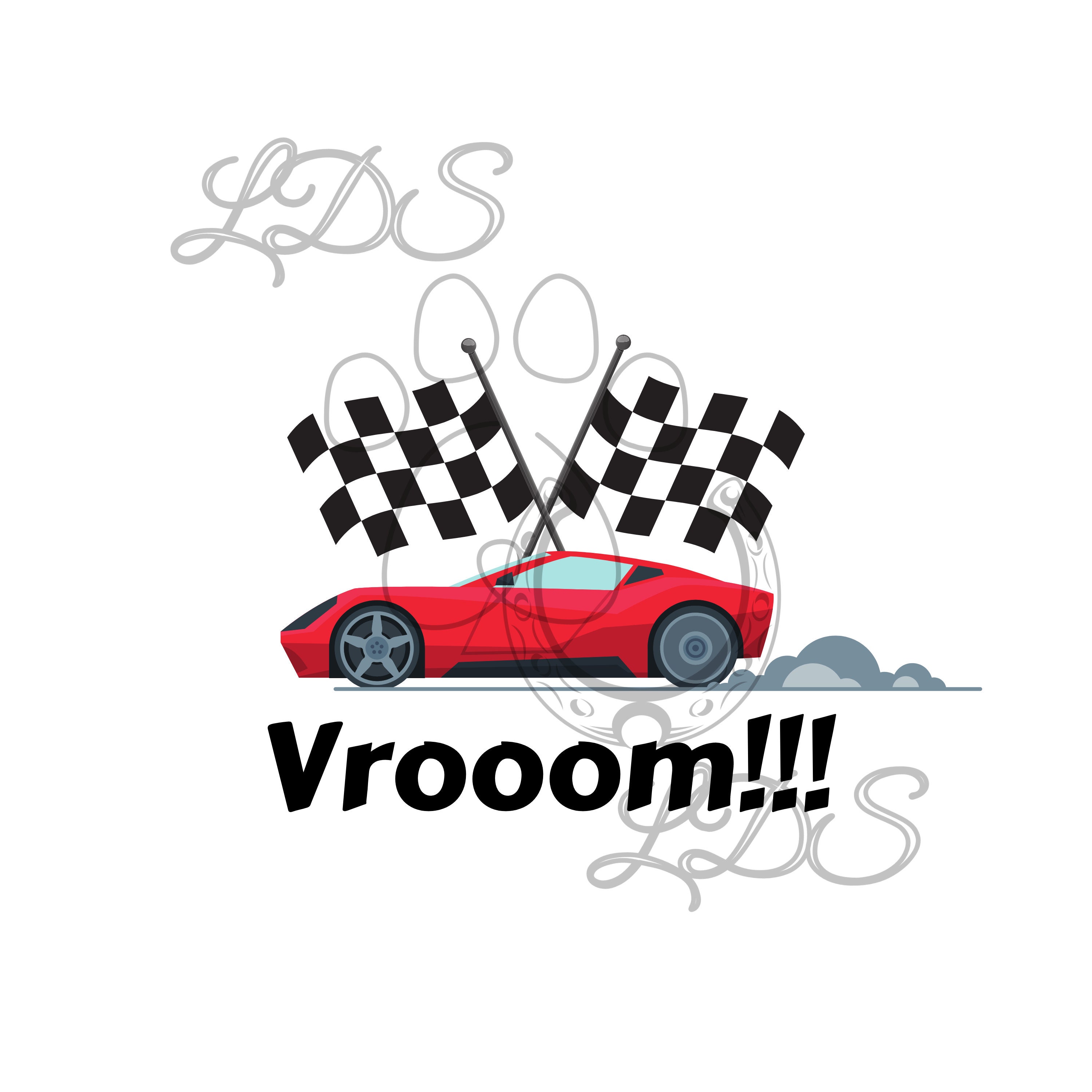 Race Car Sublimation, Vroom, Vrooom, Race Car Png, Race Car Flag, Red Car Png, Sports Car, Red ...
