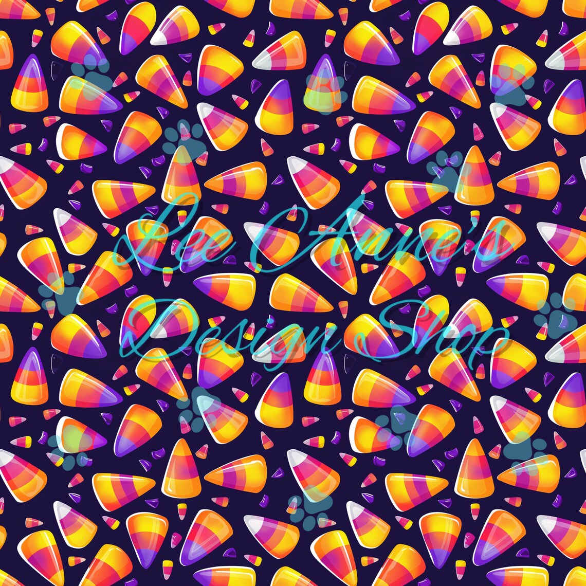 Seamless Pattern, Halloween Seamless, Candy Corn Seamless, Halloween ...