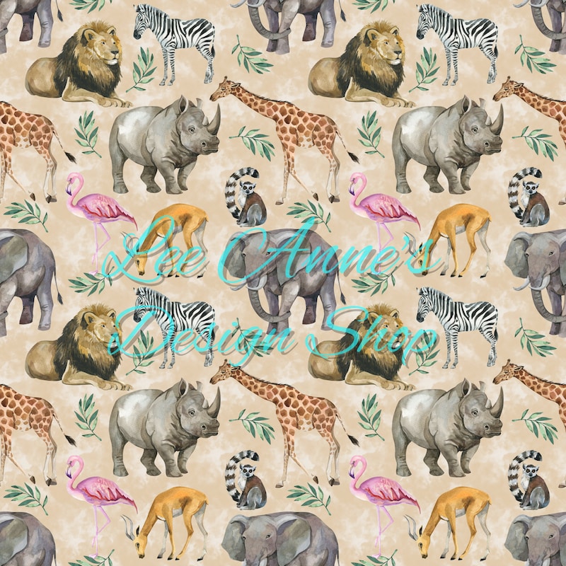 Zoo Animal Pattern - Etsy