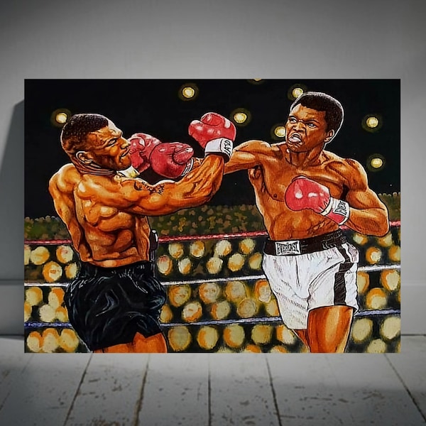 Mike Tyson Vs Muhammad Ali Poster - Etsy