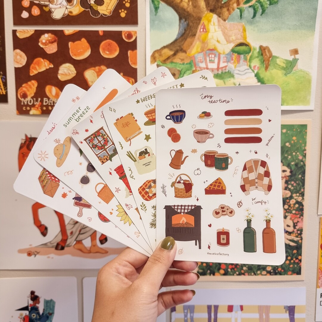 3 Sticker Sheets Pack Sticker Sheet Bundle Sticker Pack - Etsy