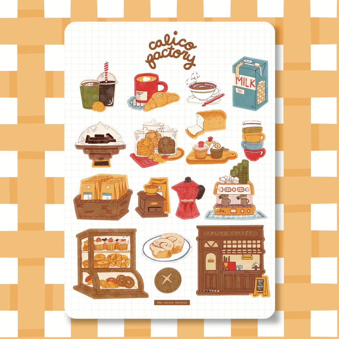 Sticker Sheet Coffee Break Coffee Sticker Sheet , Bullet Journal, Journaling, Planner, Handmade ...