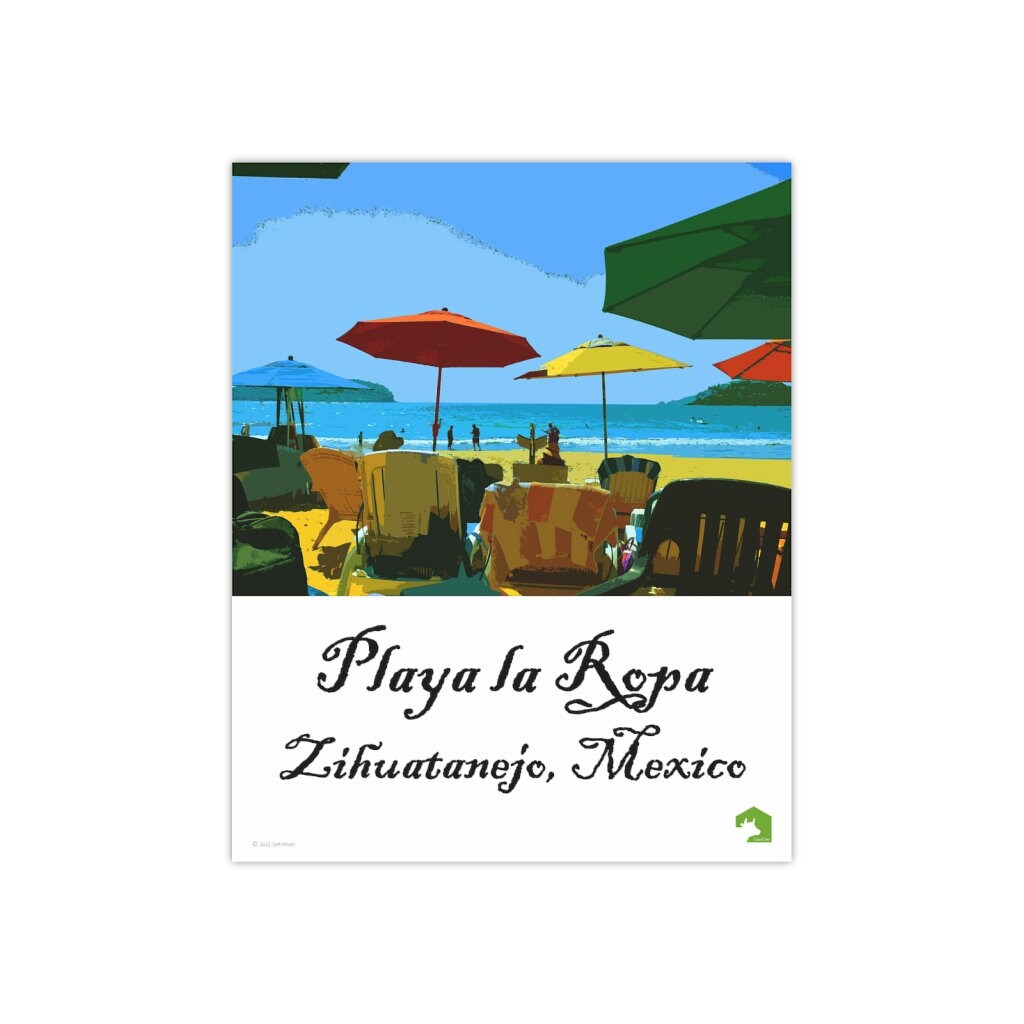 Playa La Ropa Poster - Etsy