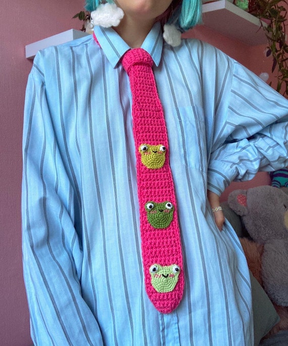 Crochet Frog Necktie - Etsy