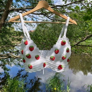 Crochet Strawberry Top - Etsy