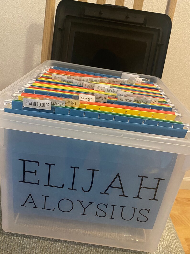 Baby File Box. Kids Milestone Tote Kit. Kids File Box. Milestone Tote ...