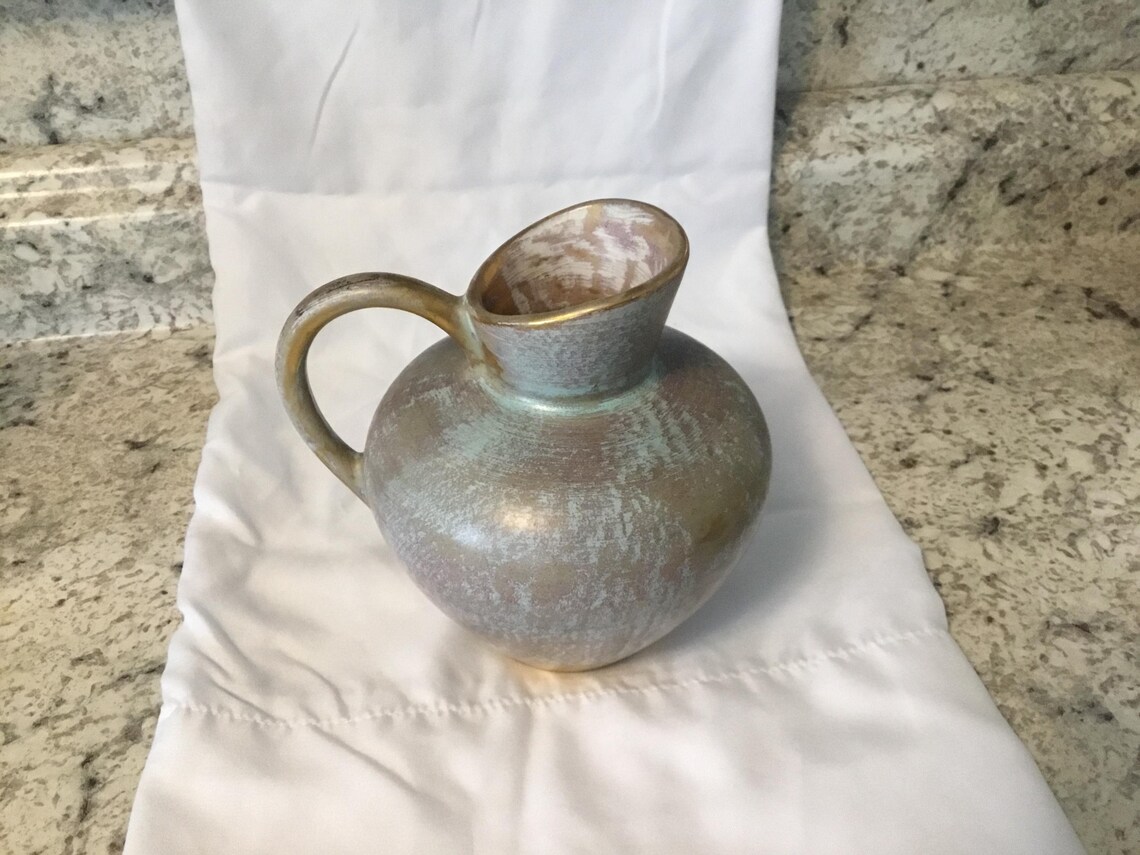 Beautiful Hand Painted Stangl Pottery Pitcher. Stamped Stangl Numbered ...