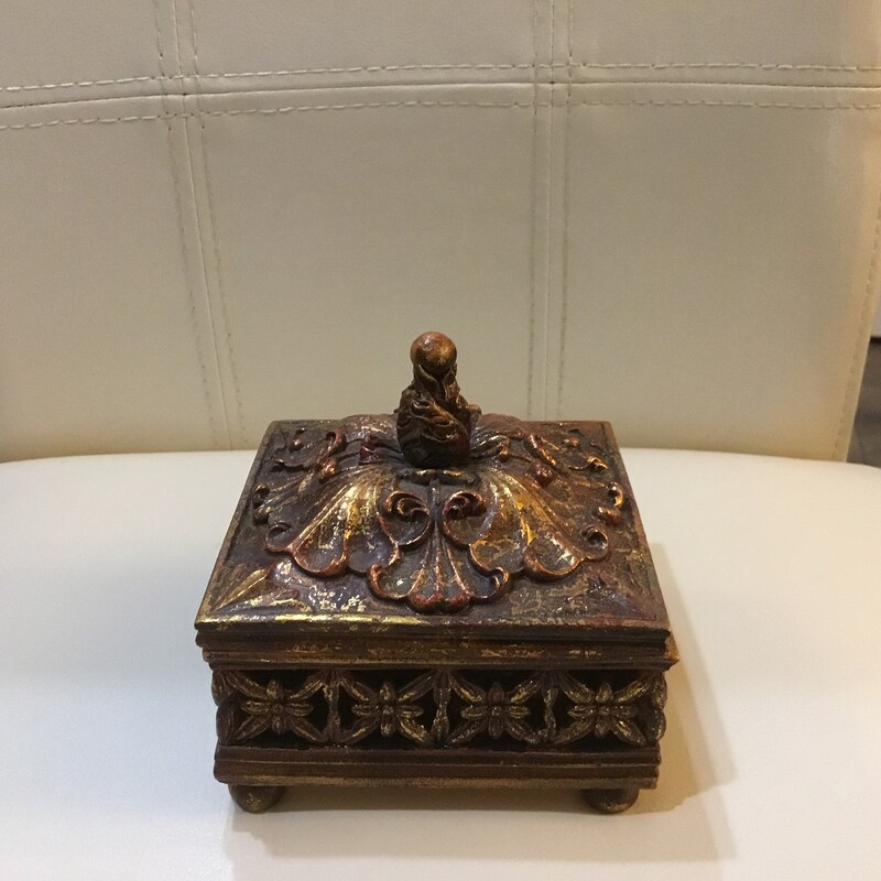 Brass Trinket Box - Etsy