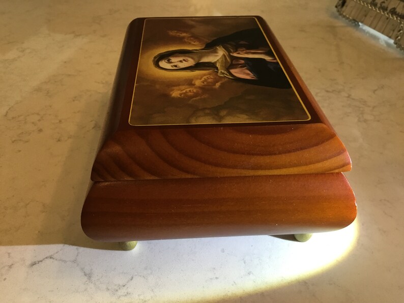 The Blessed Virgin Mary Music Box Danbury Mint - Etsy