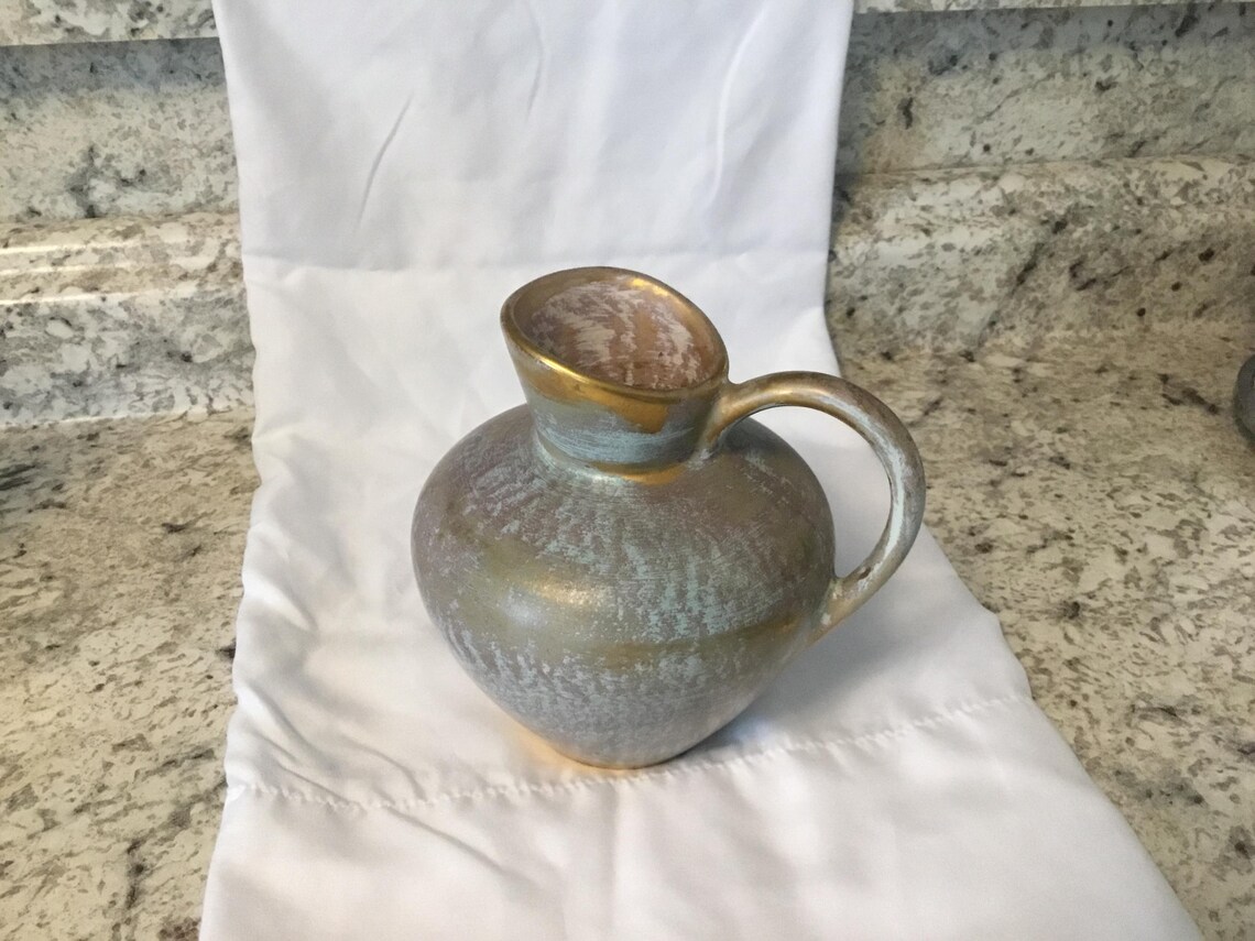 Beautiful Hand Painted Stangl Pottery Pitcher. Stamped Stangl Numbered ...