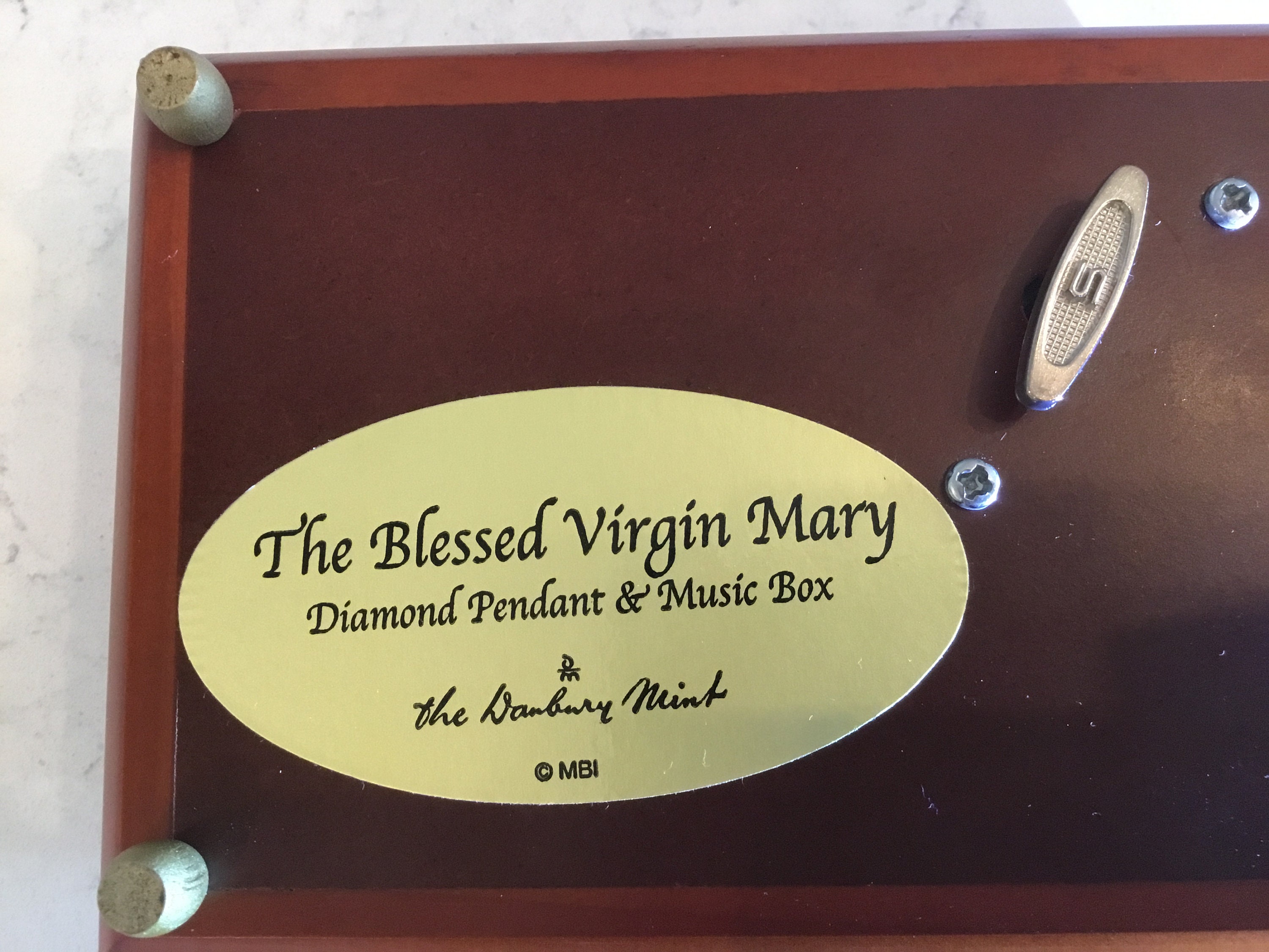The Blessed Virgin Mary Music Box Danbury Mint - Etsy