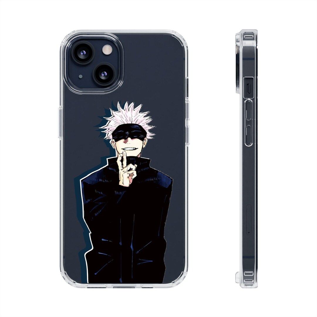 JJK Gojo Anime Clear Case - Etsy