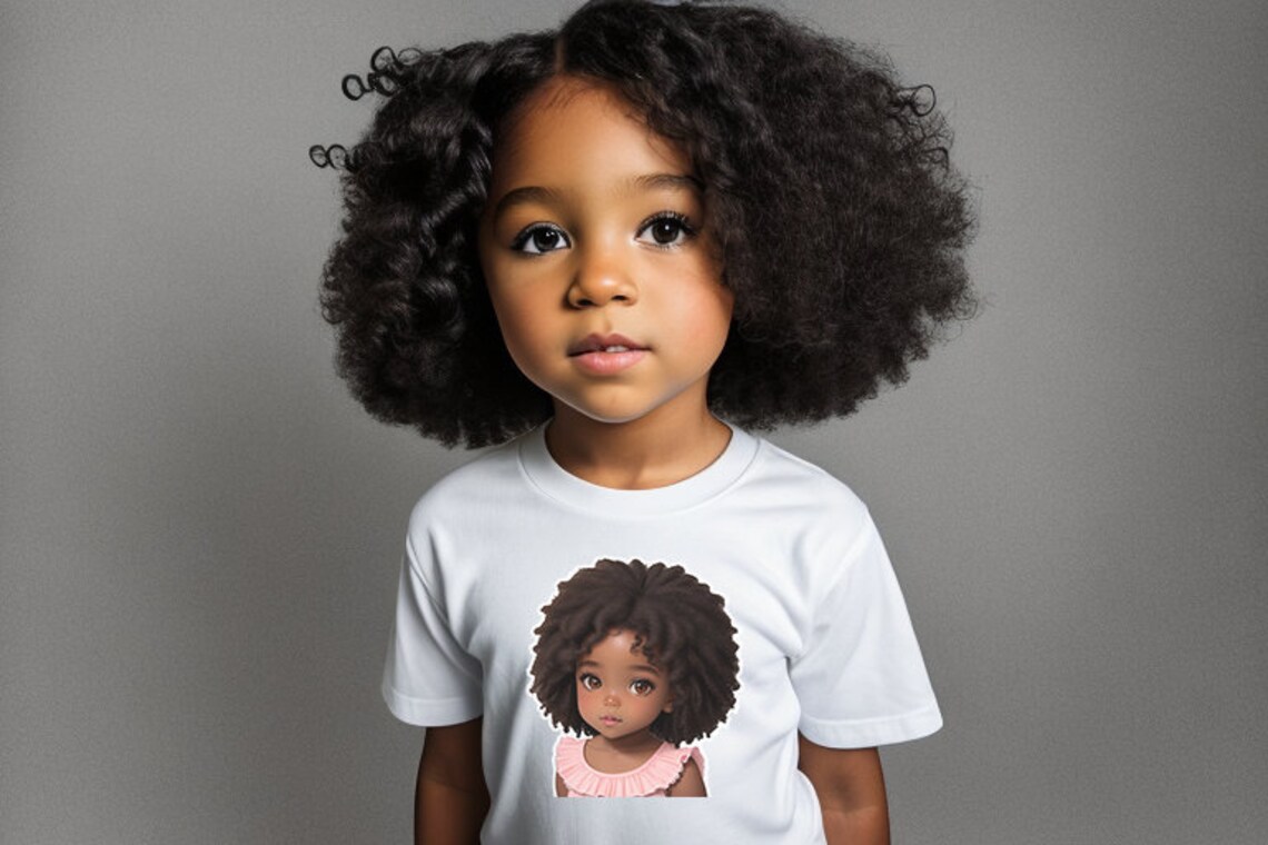 Black Girl Clipart African American Girl Clipart Fashion - Etsy