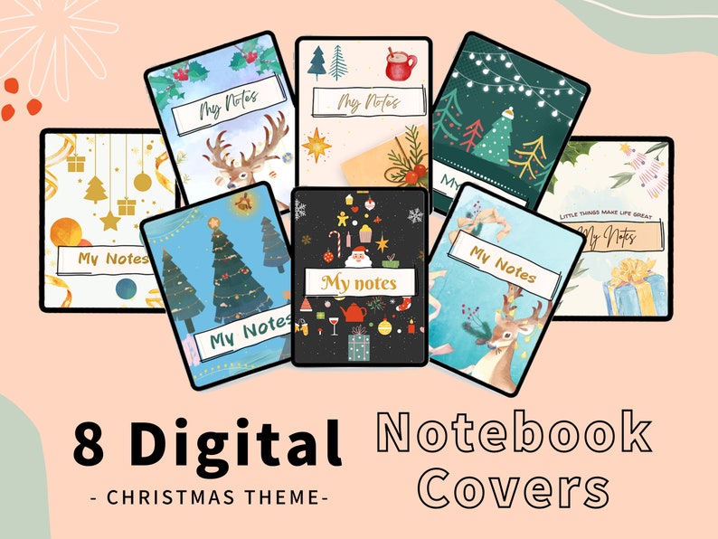 Digital Notebook Covers Goodnote Notability Template PDF Downloads ...