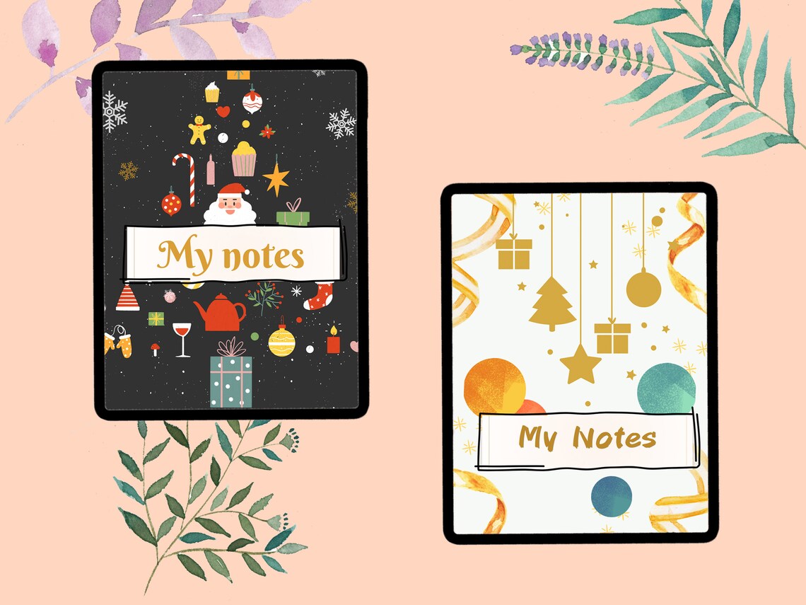 Digital Notebook Covers Goodnote Notability Template PDF Downloads ...