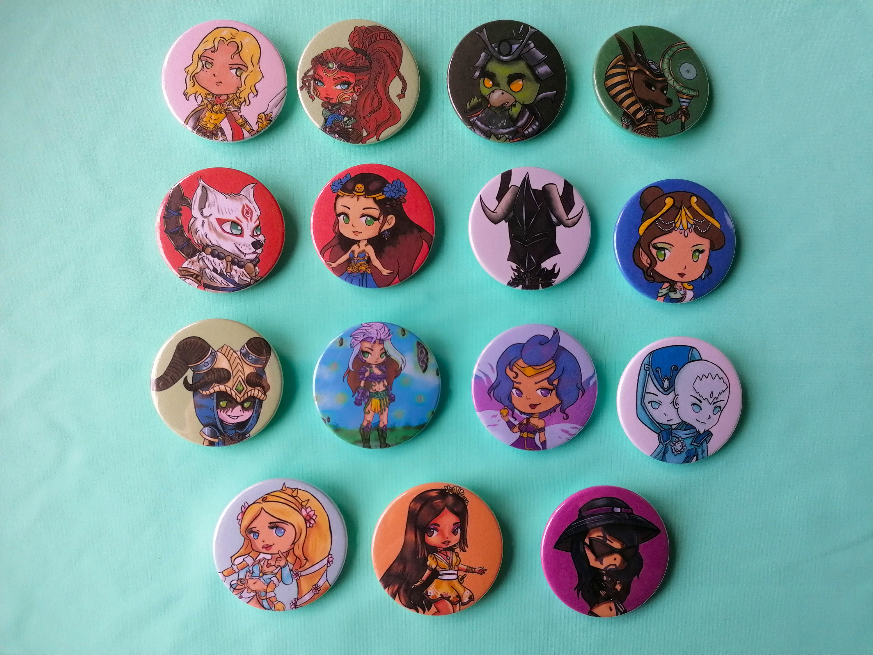Smite Chibis Pins - Etsy