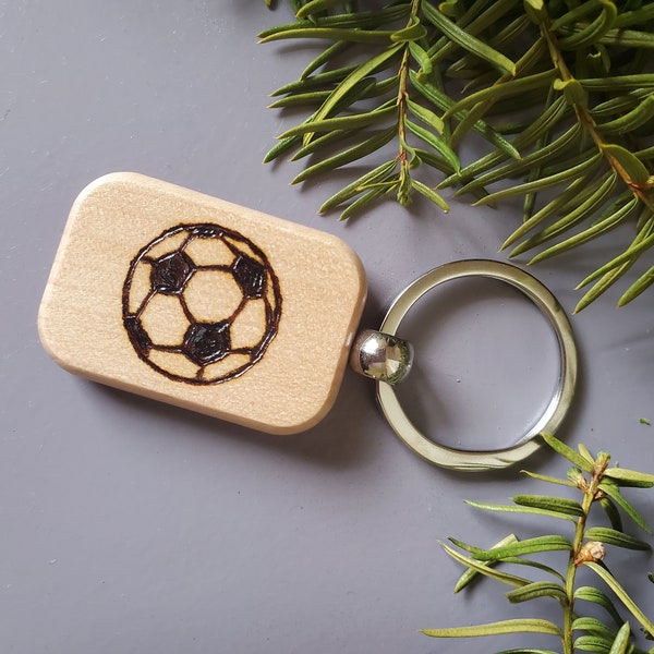 Wood Burned Keychain - Etsy