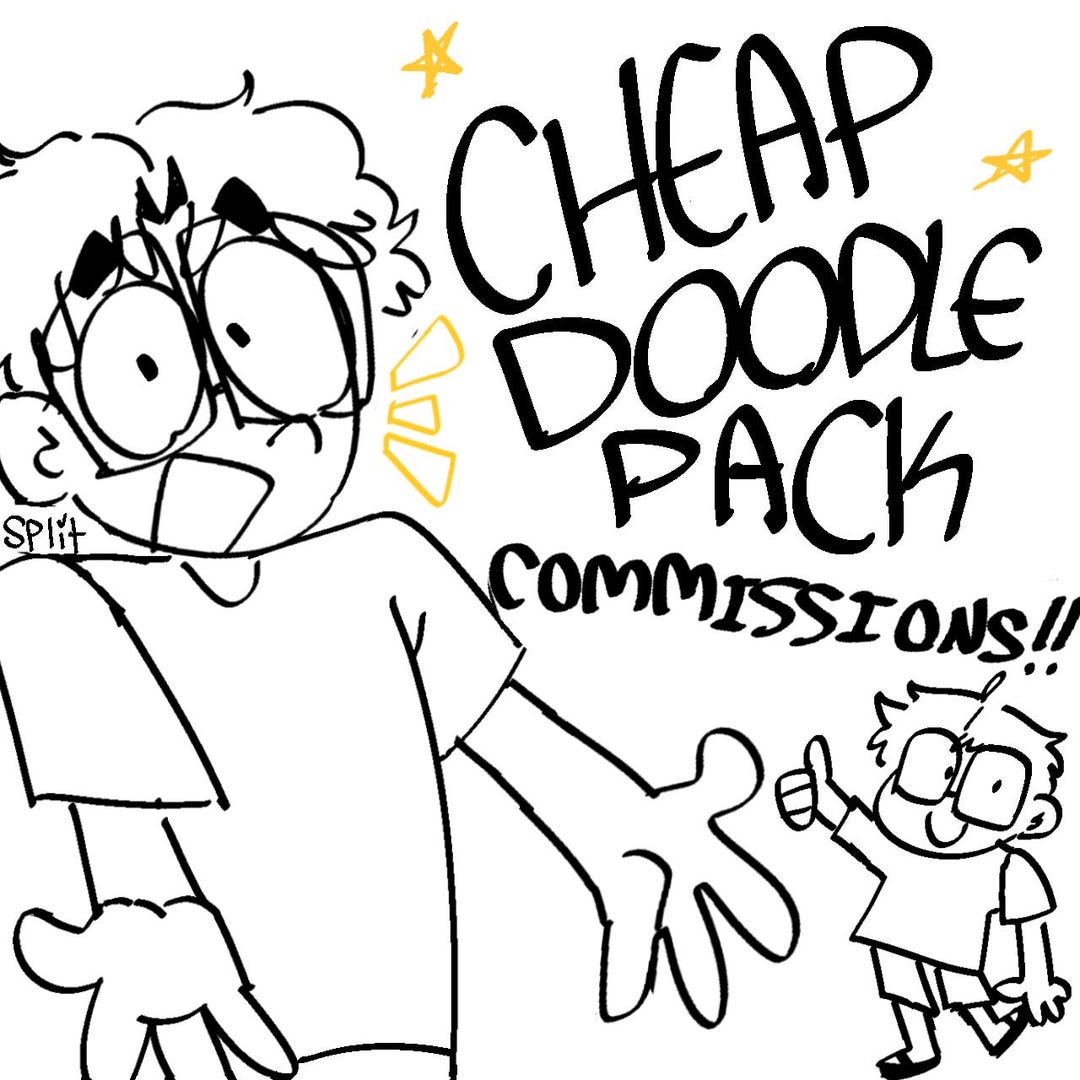 Cheap Doodle Pack Commissions - Etsy