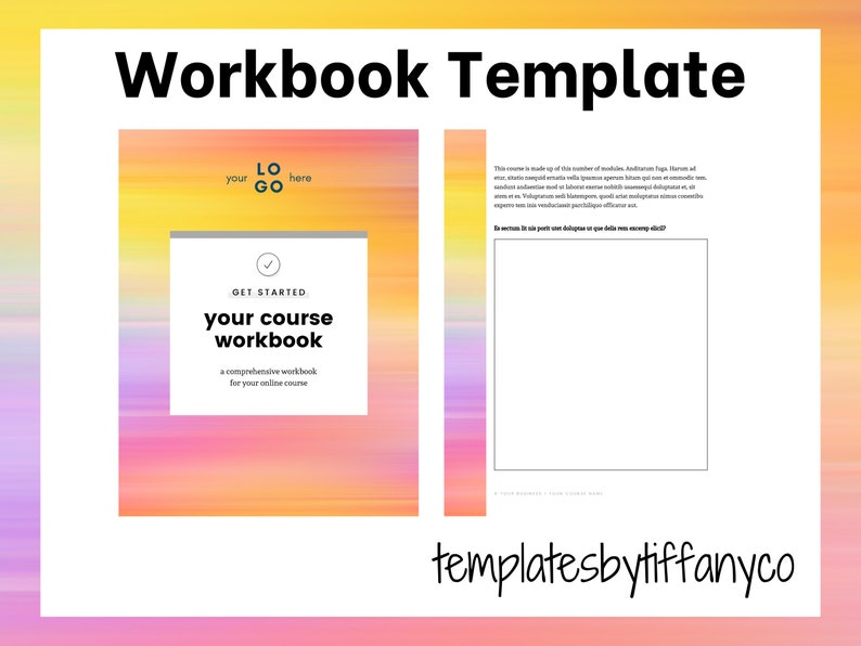 Ebook Template Canva, Workbook Template Canva, Coaching Worksheets, Workbook, Ebook Template ...