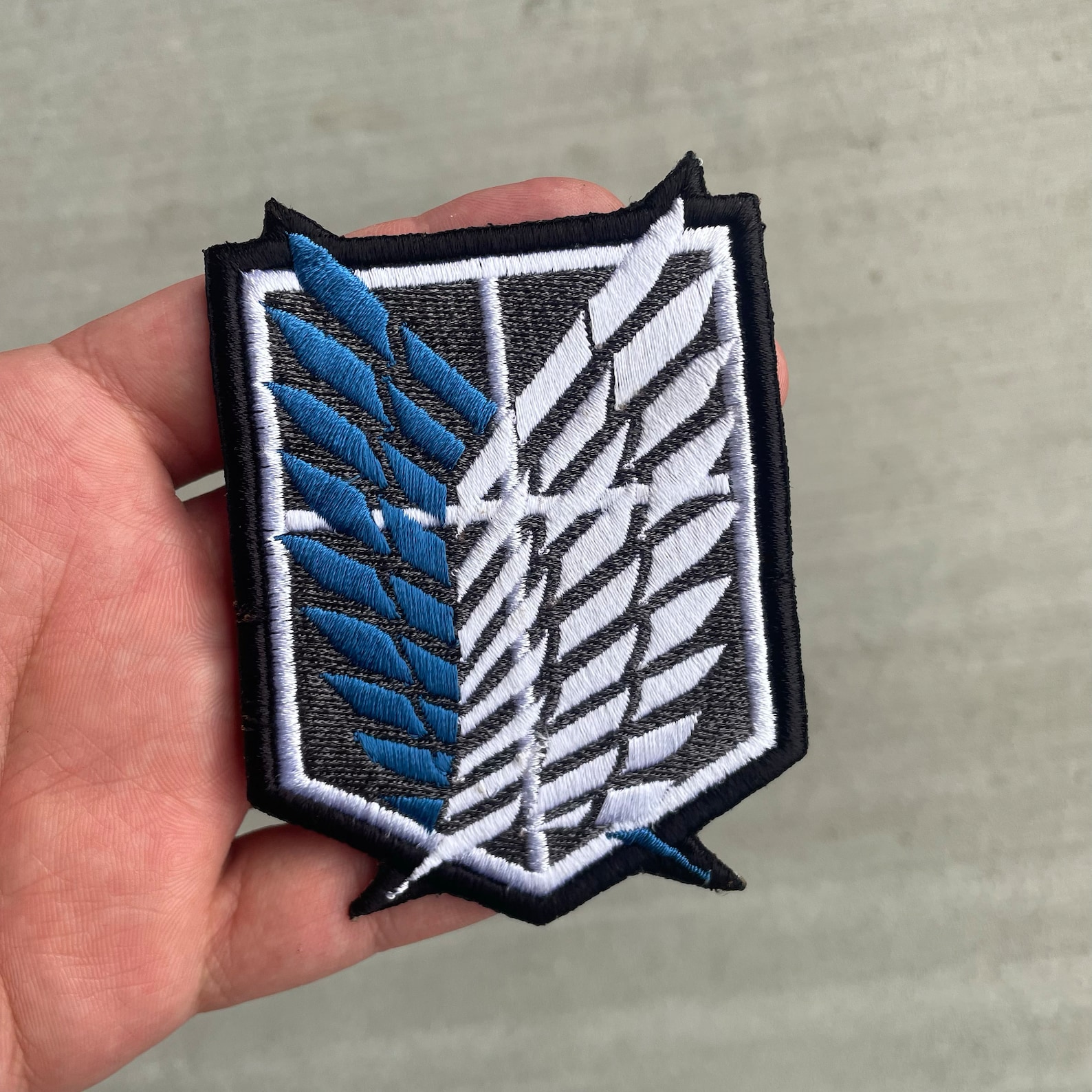 ATTACK ON TITAN Wings of Freedom Patch Fully Embroidered iron-on - Etsy